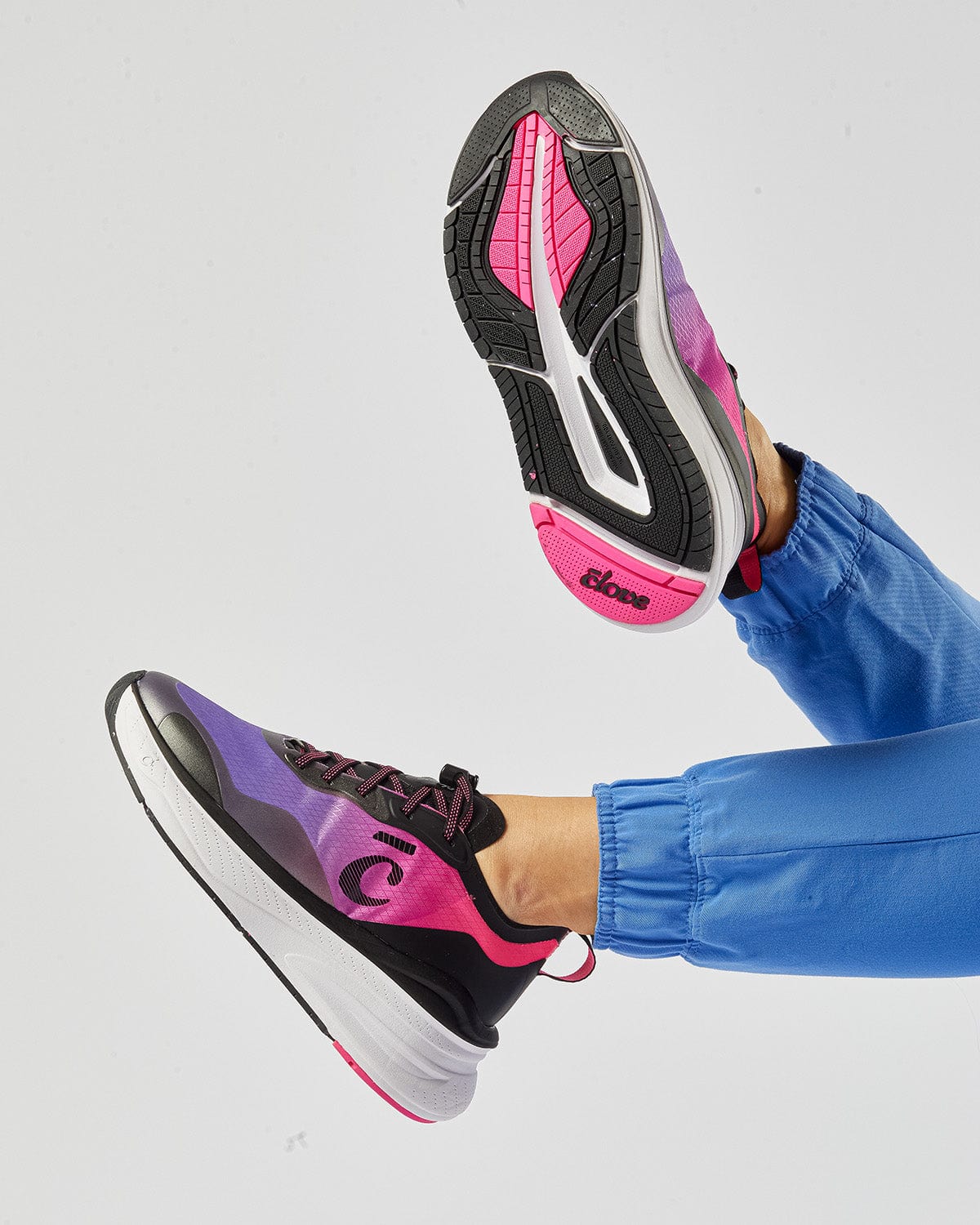 Women's Pink and Purple Sneaker | Clove