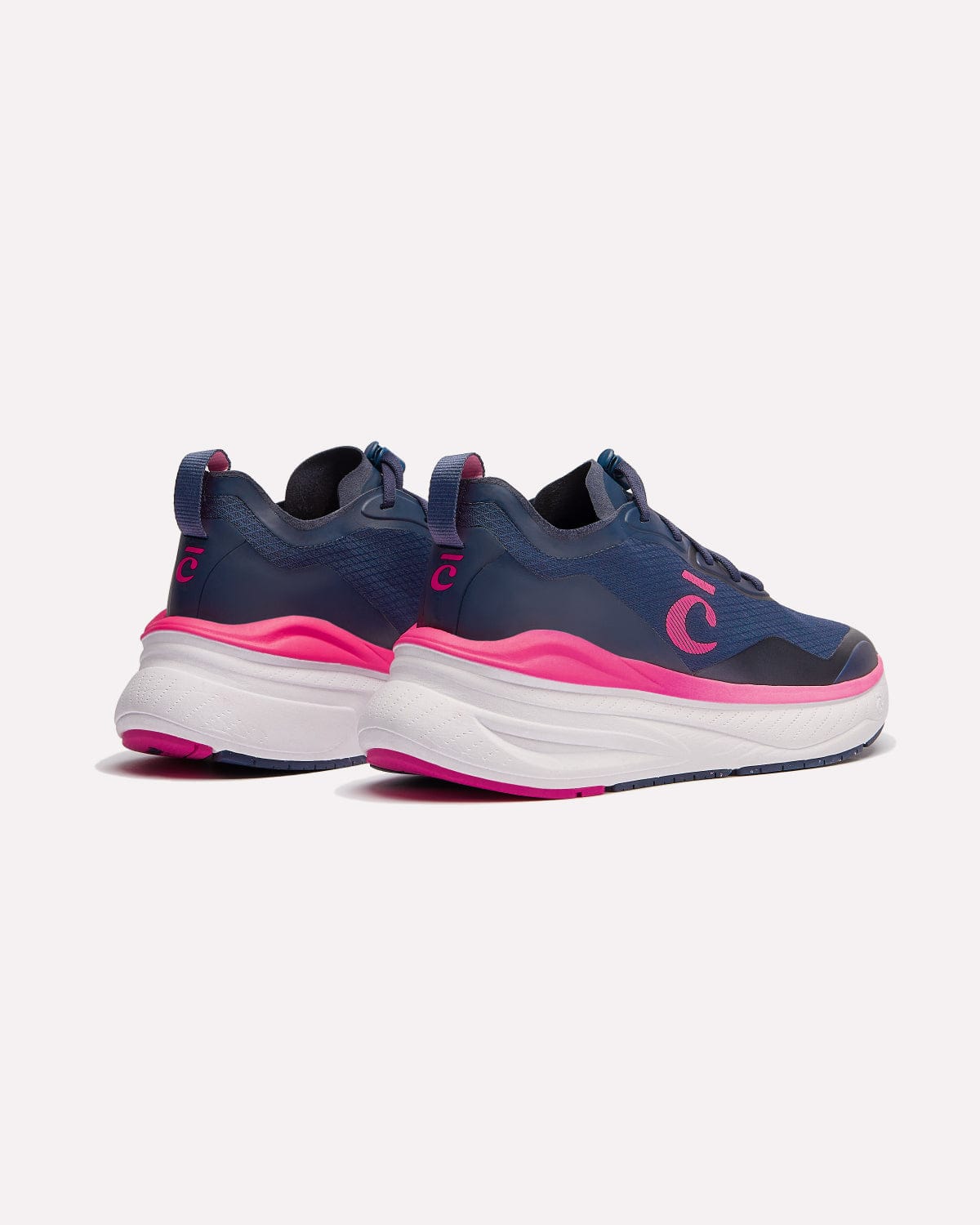 Women's Pink and White Sneakers | Clove