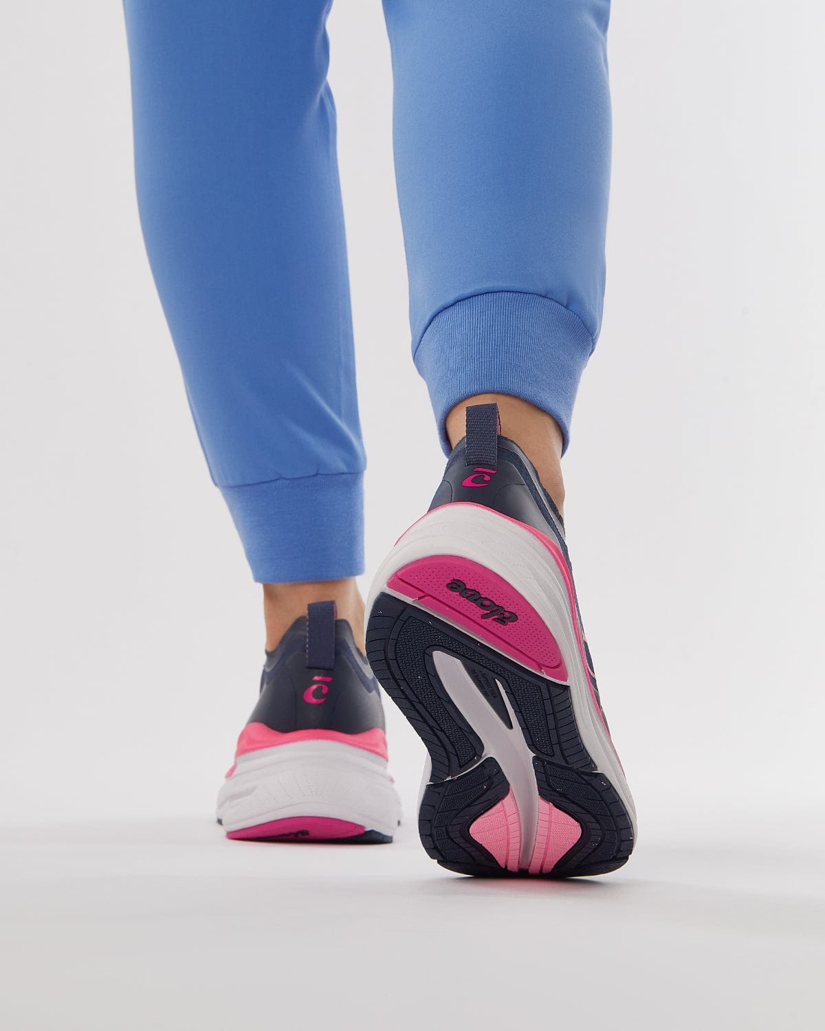 Men's Pink and White Sneakers | Clove